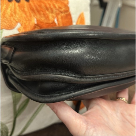 Coach | Bags | Vintage Coach Prairie Leather Brass Turnlock Hangtag ...